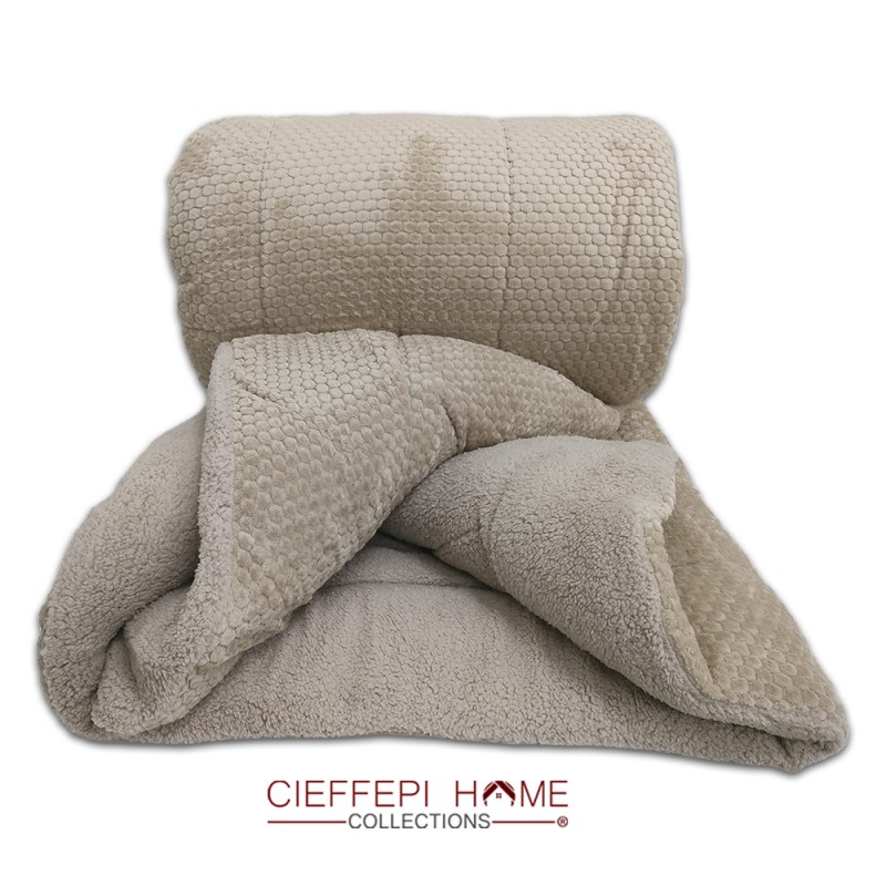 DOLLY flannell Trapunta Piumone Matrimoniale Cieffepi Home Collections